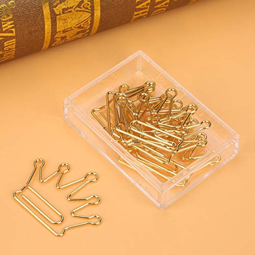 10pcs Crown Shape Paper Clips Bookmark Marking Document Organizing Clip for Office School Stationery Supplies