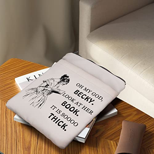 MAOFAED Oh My God Becky Look at Her Book It is Soooo Thick Funny Book Sleeve for Book Lover Gift Book Protector (oh My god pecky)