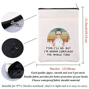 Bob’s TV Show Merchandise Book Sleeve Bob’s Belcher Inspired Book Cover Tina Cartoon Lovers Gift Burgers Fans Gift Waterproof Zipper Pouch (WholeTimeBS)