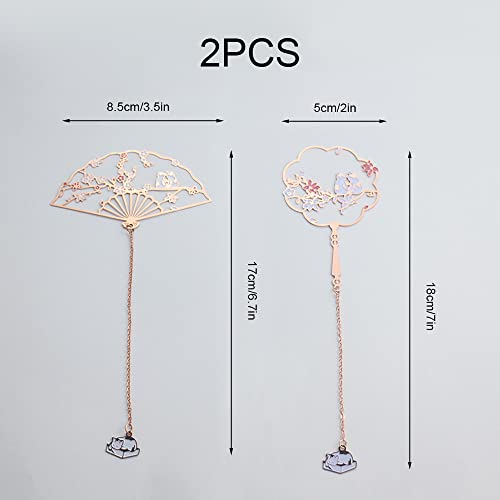 Ctpeng Book Mark,Book Marker Clip for Women, Book Mark Sets for Teachers（2 Pces,Cats）