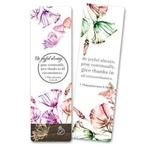 60 pcs Christian Bible Verses Flower Bookmarks. Beauty EBOOK. Encouraging, Inspiration, Unique Design Bookmark.