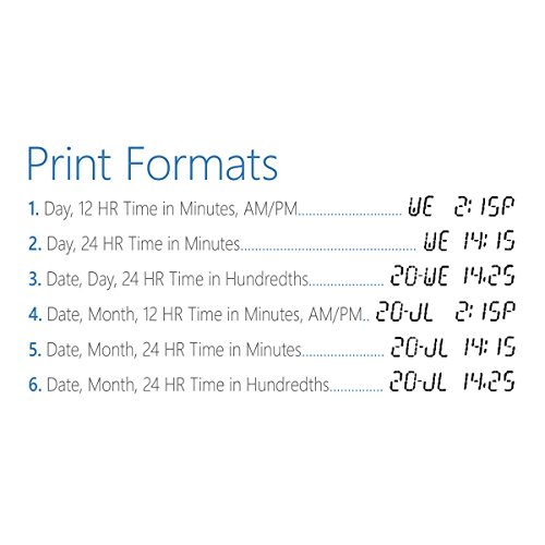 Lathem Heavy Duty Maintenance-Free Thermal Print Time Clock (2100HD), Black, 9.8" x 6" x 8"