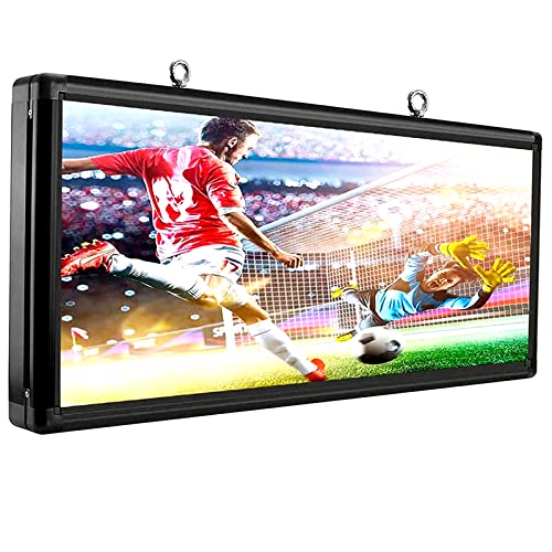 CX P6 LED Sign - Outdoor Full Color WiFi 40'' x 18'' Scrolling LED Display with High Resolution Scrolling Texts Full Color Sign for Advertising, High Brightness P6 and New SMD Technology