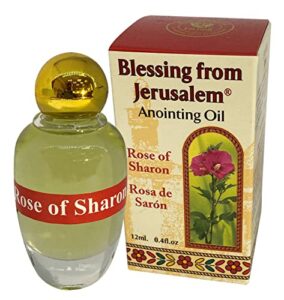 rose of sharon jerusalem anointing oil 0.4 fl.oz(12ml)from the land of the bible