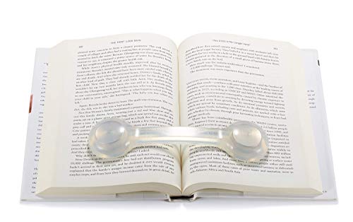 Bookmark/Weight-Page Holder-Holds Books Open and in Place-Clear-by Superior Essentials