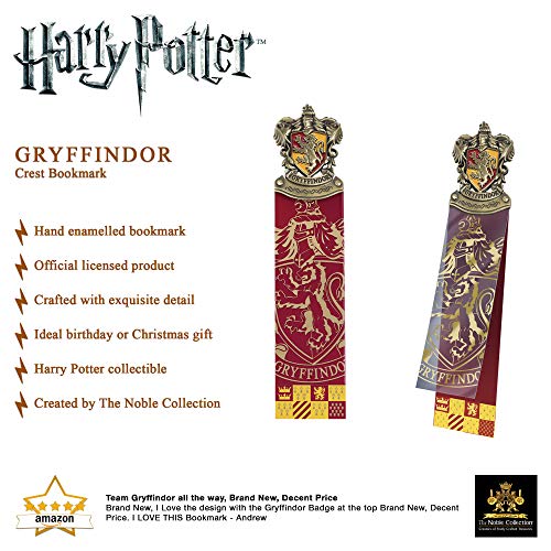 The Noble Collection Harry Potter Gryffindor Crest Bookmark