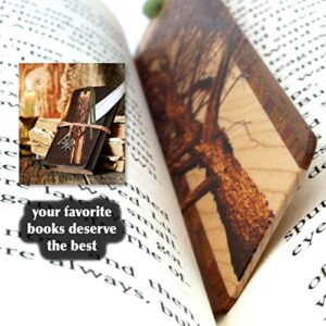 Winter Willow Tree Wooden Bookmark - Also Available with Personalization - Made in USA