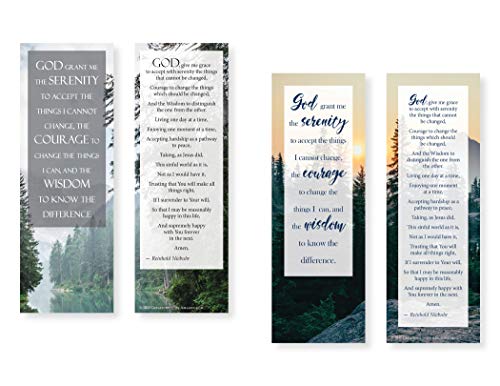 Serenity Prayer Bookmarks - Pack of 48