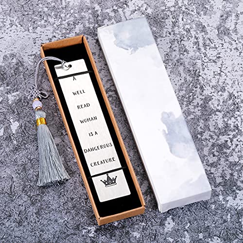 Bookmark for Book Lover Women Inspirational Graduation Gifts for Teen Girls Daughter Students from Mum Grandma Teacher Retirement Female Lady Boss Coworker Leaving Promotion Christmas Birthday Gift