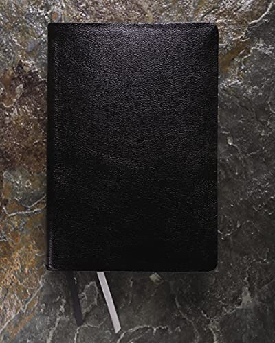 NIV, Life Application Study Bible, Third Edition, Large Print, Bonded Leather, Black, Red Letter, Thumb Indexed