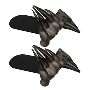 enrichoice 2pcs creepy demon hand bookmark,latex material unique horror 3d bookmarks,halloween devils hand bookmark (2 pcs demon hand bookmark