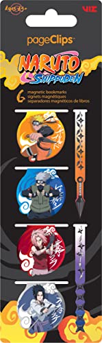 Naruto Shippuden Magnetic Page Clips (6-Pack) Stationery