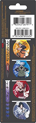 Naruto Shippuden Magnetic Page Clips (6-Pack) Stationery