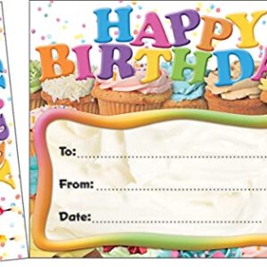 Edupress Happy Birthday Cupcakes Bookmark Awards (EP63024)