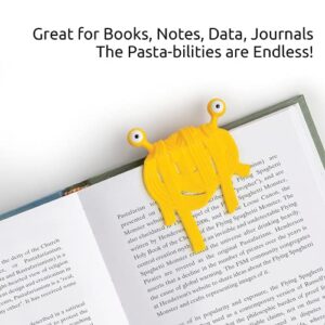 OTOTO Spaghetti Tale - Book Mark - Gifts for Book Lovers - Book Marker for Reading - Book Markers with Quirky and Fun Design - Lightweight Plastic Bookmarks - All Ages (Kids Included)