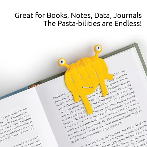 OTOTO Spaghetti Tale - Book Mark - Gifts for Book Lovers - Book Marker for Reading - Book Markers with Quirky and Fun Design - Lightweight Plastic Bookmarks - All Ages (Kids Included)