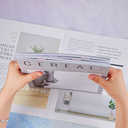 30 Pieces Magnet Magnetic Bookmarks Cute Magnet Page Markers Page Clips Bookmark for Student Office Reading Stationery (Plant)