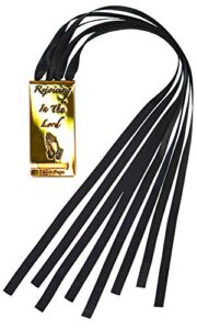 bookmark for bible or any book with 8 black ribbons multi page marker