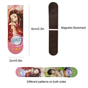 Anime Bookmark Random 12pcs Magnetic Bookmark Anime Merch Anime School Supplies (Guimie 2 Bookmark)