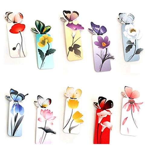 12 Pcs Butterfly Bookmarks, Beautiful Birthday Gift Cute Bookmark