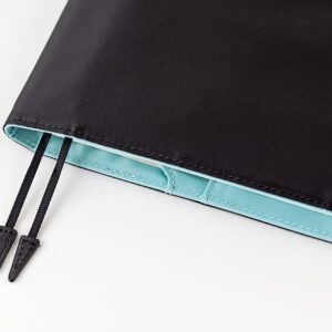 Hobonichi Techo Cousin Cover [A5 Cover Only] Colors: Black x Clear Blue