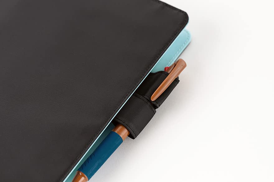 Hobonichi Techo Cousin Cover [A5 Cover Only] Colors: Black x Clear Blue