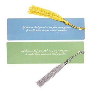 Tassel Bookmarks, Katsushika Hokusai Art (7 x 2 in, 24 Pack)