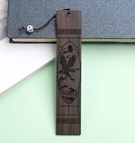 2 Pieces Wood Bookmark, Apply to Gifts for Men Women, Book Lovers,Teacher,Friends,Birthday and Mother's Day Gift (Scenery)