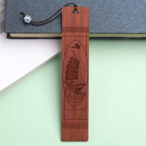 2 Pieces Wood Bookmark, Apply to Gifts for Men Women, Book Lovers,Teacher,Friends,Birthday and Mother's Day Gift (Scenery)