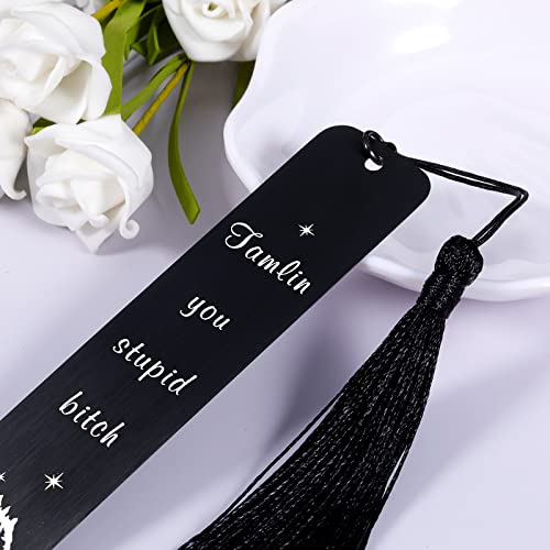 Bookmark Gift You Stupid Bit Book Mark for Book Lovers Reader Birthday Christmas Inspirational Gift for Female Male Friends