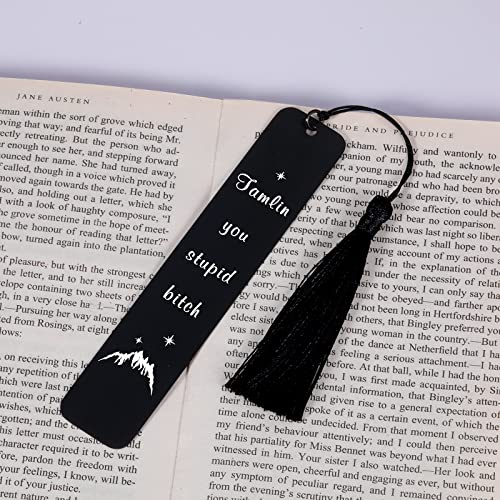 Bookmark Gift You Stupid Bit Book Mark for Book Lovers Reader Birthday Christmas Inspirational Gift for Female Male Friends