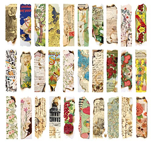 Vintage Retro Memory Funny Bookmarks, 30 PCS (Memory)