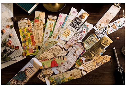 Vintage Retro Memory Funny Bookmarks, 30 PCS (Memory)