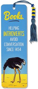 introvert beaded bookmark