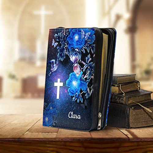 Jesuspirit Bible Case for Women - Spiritual Gifts for Women - Personalized Large Leather Bible Covers for Christian - Bible Study Organizer