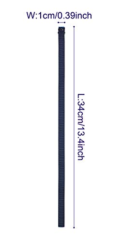 Superior Essentials Clip On Ribbon Bookmark (Blue, 10 Pack)