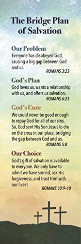 Warner Press 2" x 6.5" Bookmark - Adult - Plan of Salvation (Pack of 25)