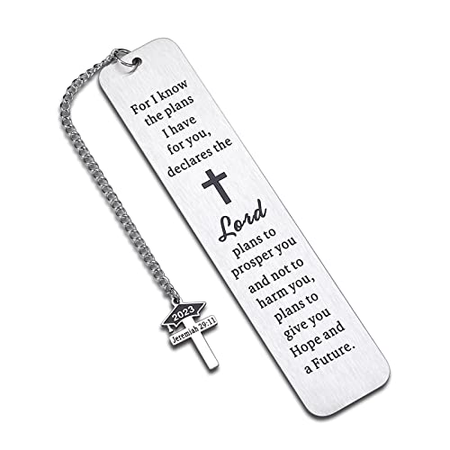 Bookmarks Graduation Gifts for Women Men Him Christian Class of 2023 Book Lovers Gifts Graduate Book Marks Christmas Stocking Stuffer Religious Bible Verse Graduation Students Reading Know Gifts