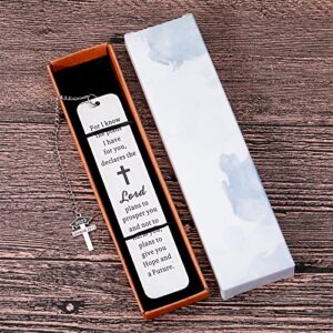 Bookmarks Graduation Gifts for Women Men Him Christian Class of 2023 Book Lovers Gifts Graduate Book Marks Christmas Stocking Stuffer Religious Bible Verse Graduation Students Reading Know Gifts