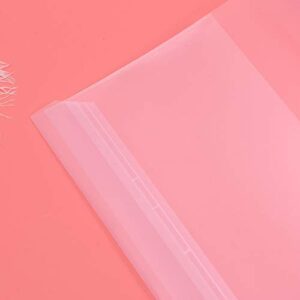 STOBOK 10 pcs Clear Exercise Book Cover Clear Plastic Book Protector Waterproof Note Book Cover Sleeve / 16K