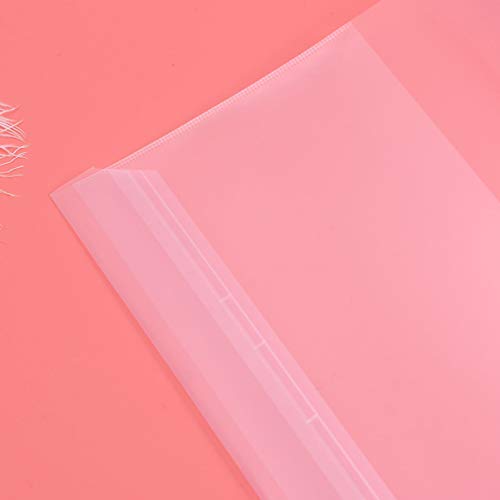 STOBOK 10 pcs Clear Exercise Book Cover Clear Plastic Book Protector Waterproof Note Book Cover Sleeve / 16K