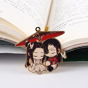 chinese mo dao zu shi bookmark grandmaster of demonic cultivation wei wuxian lan wangji metal hollowing bookmark(c)