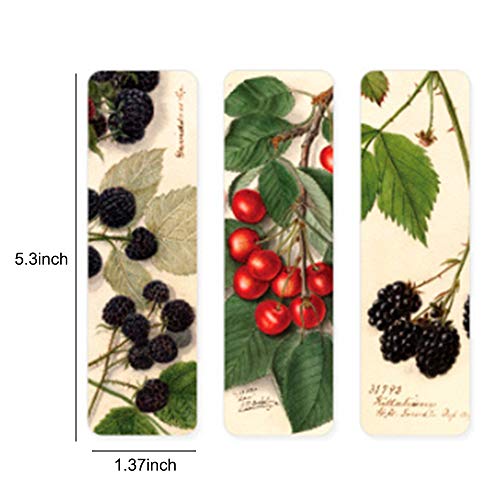 28 Sheet Fruit Style Book Mark Vintage Bookmark for Book Reading Page Paper Bookmark