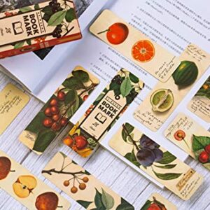 28 Sheet Fruit Style Book Mark Vintage Bookmark for Book Reading Page Paper Bookmark