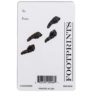 Pocket Card Bookmark Pack of 12 - Footprints