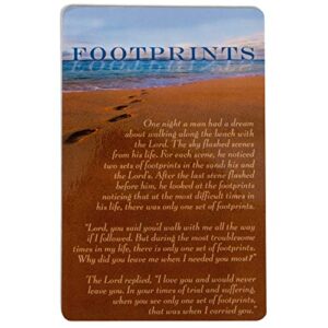 Pocket Card Bookmark Pack of 12 - Footprints