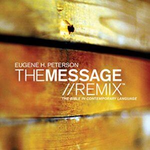 The Message//REMIX (Softcover, Wood): The Bible in Contemporary Language