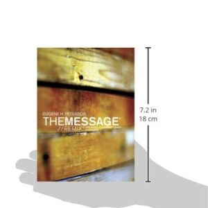 The Message//REMIX (Softcover, Wood): The Bible in Contemporary Language