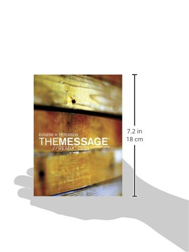 The Message//REMIX (Softcover, Wood): The Bible in Contemporary Language