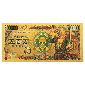 JIEJIE2020 Japanese Anime ONE Piece Edition Bookmarks, Collectibles, banknotes and Gifts. （10pcs）